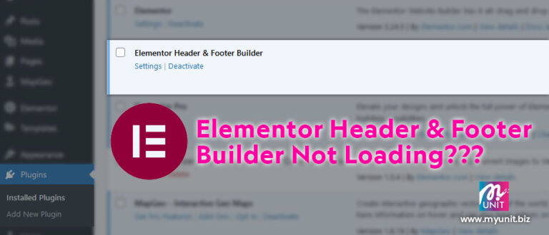 Elementor Header & Footer Not Loading? Quick Fix Guide